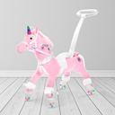 Push Pony™ Soft, Plush Ride-On for Toddlers - Lights, Sounds & Handle